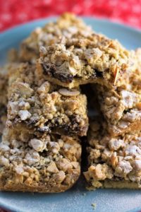Mincemeat Shortbread Squares with Almond Crumble | Moorlands Eater