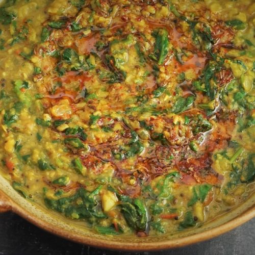 Spinach Dal | Recipes | Moorlands Eater