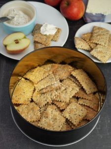 Rye, Spelt & Sesame Crackers | Moorlands Eater