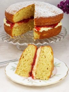 Victoria Sponge Cake with Jam & Vanilla Buttercream | Moorlands Eater