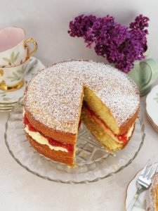 Victoria Sponge Cake with Jam & Vanilla Buttercream | Moorlands Eater