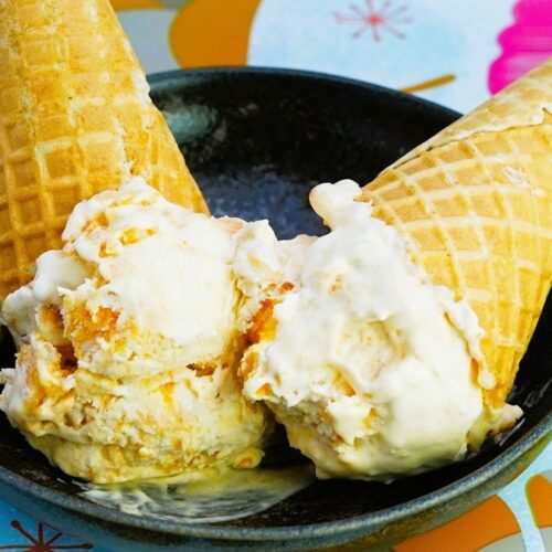 Roasted Apricot & Almond Ice Cream | Recipes | Moorlands Eater