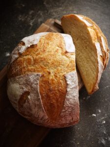 Crusty Potato Bread (no knead overnight recipe) | Moorlands Eater